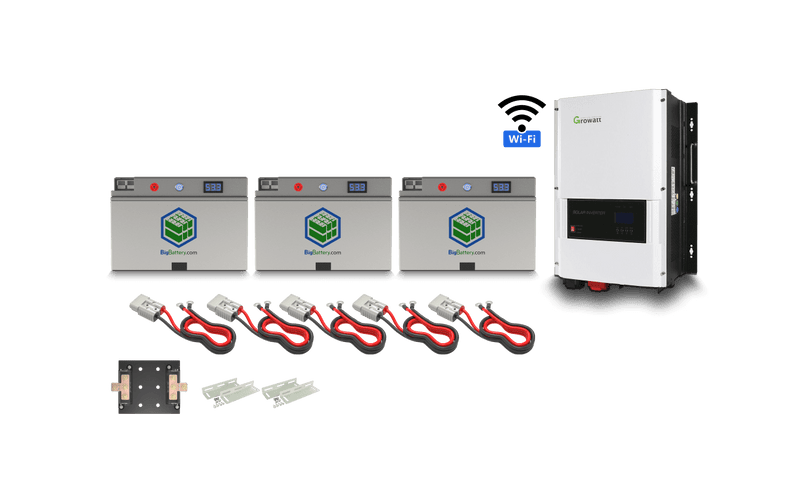 BigBattery 48V 3X FALCON ELITE INVERTER KIT – LiFePO4 – 183Ah – 9.3kWh ...